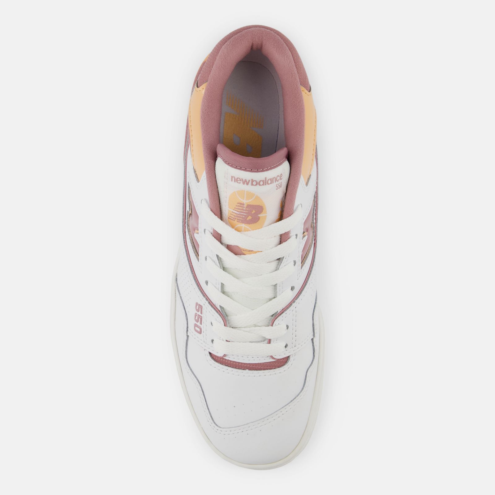 New Balance BBW550EA, White/Rosewood, large